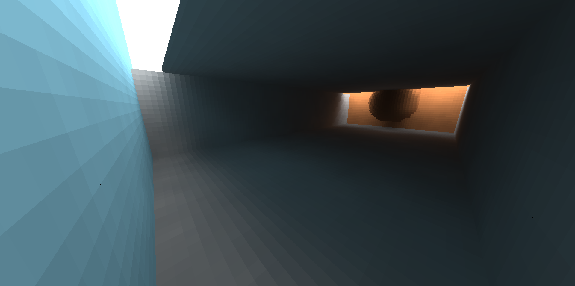 Light sharing with self-exclusion (dithered but fast):